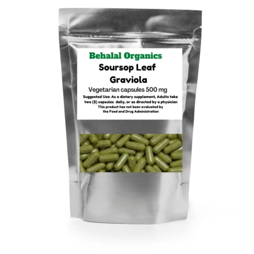 100% Pure Soursop Graviola Leaf Capsules