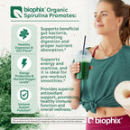 100% pure spirulina powder supplement