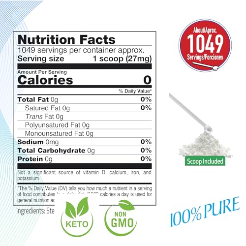 100% pure stevia for healthy diets