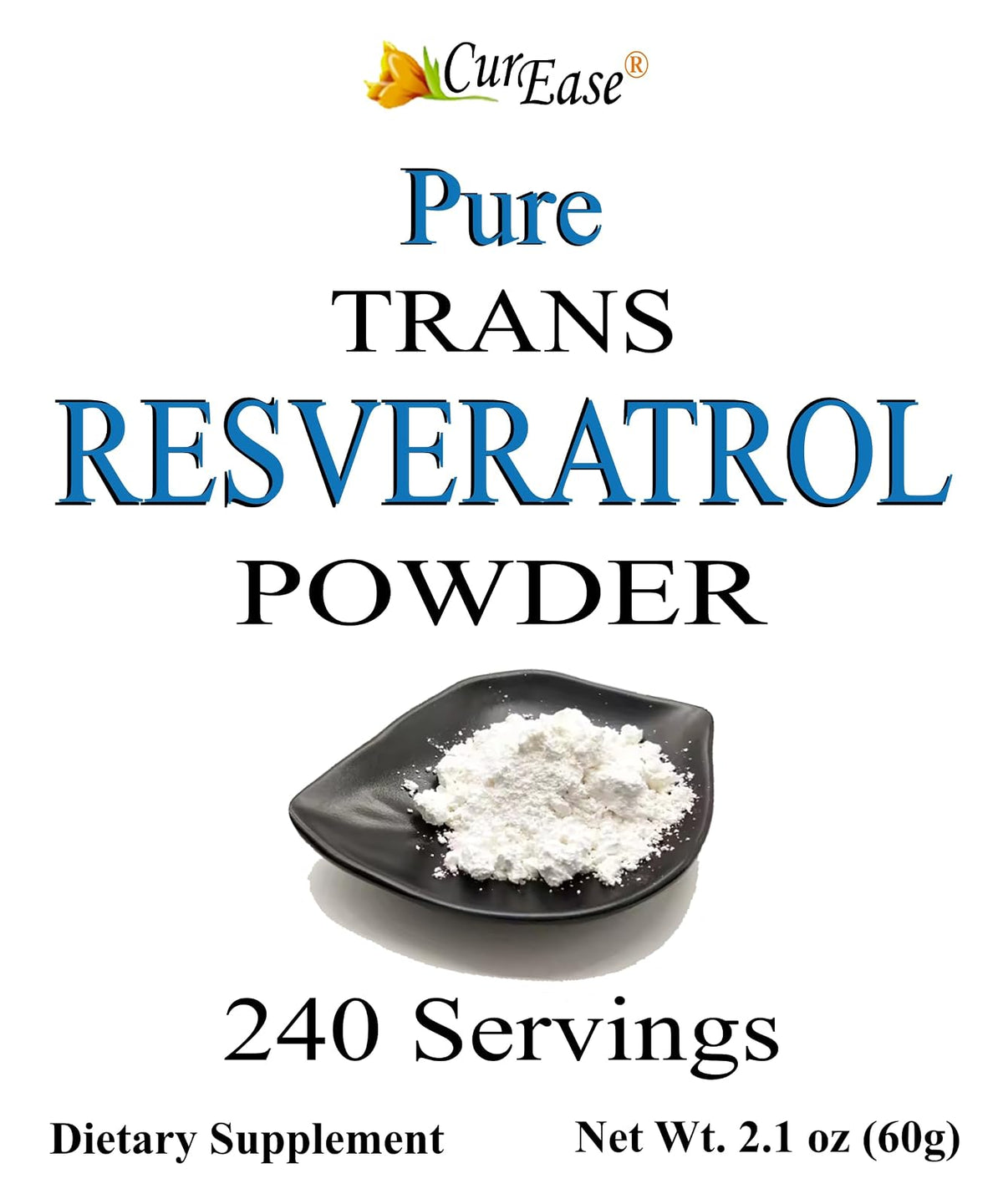 100% pure trans resveratrol supplement