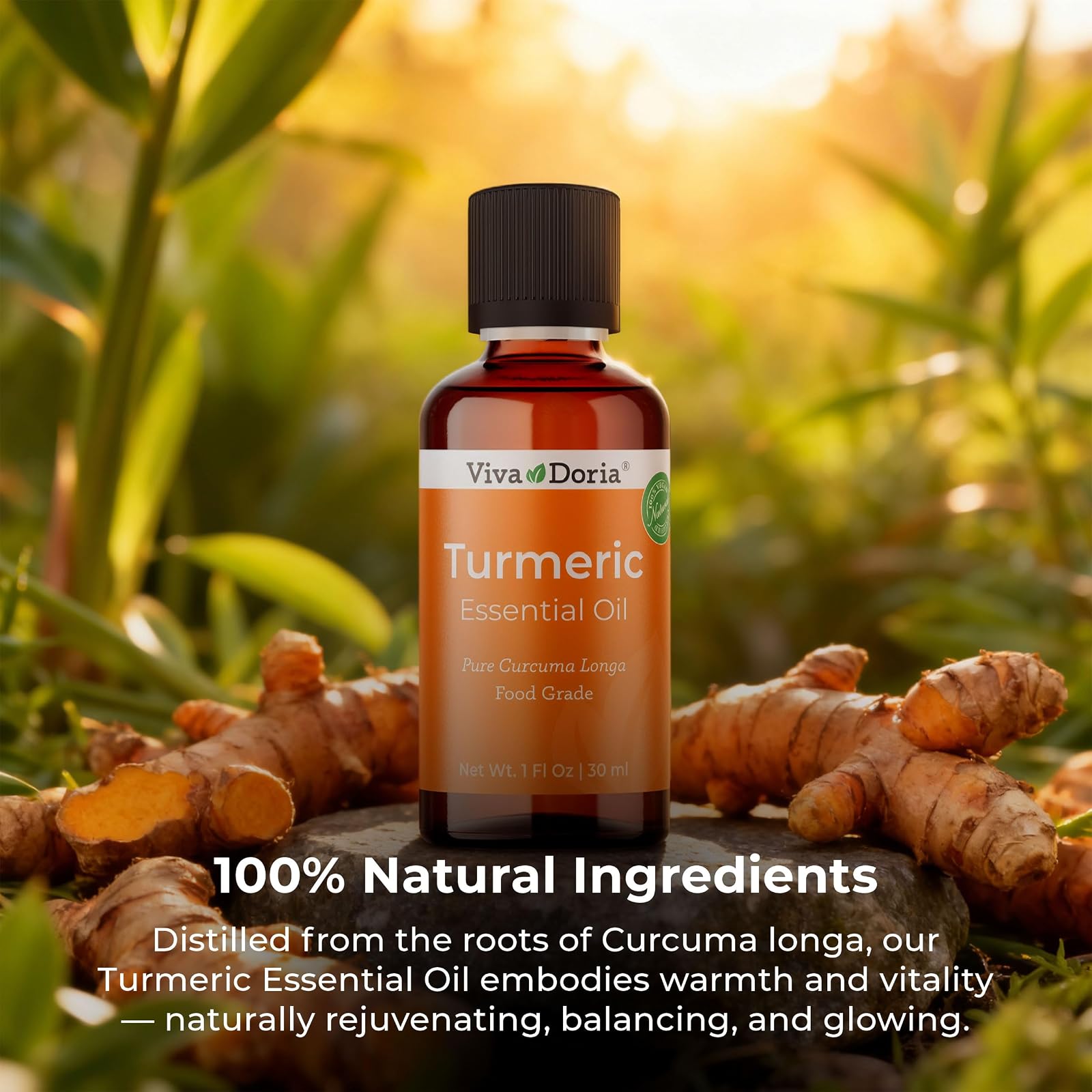 100% pure turmeric essential oil