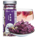 100% pure violet tea leaves