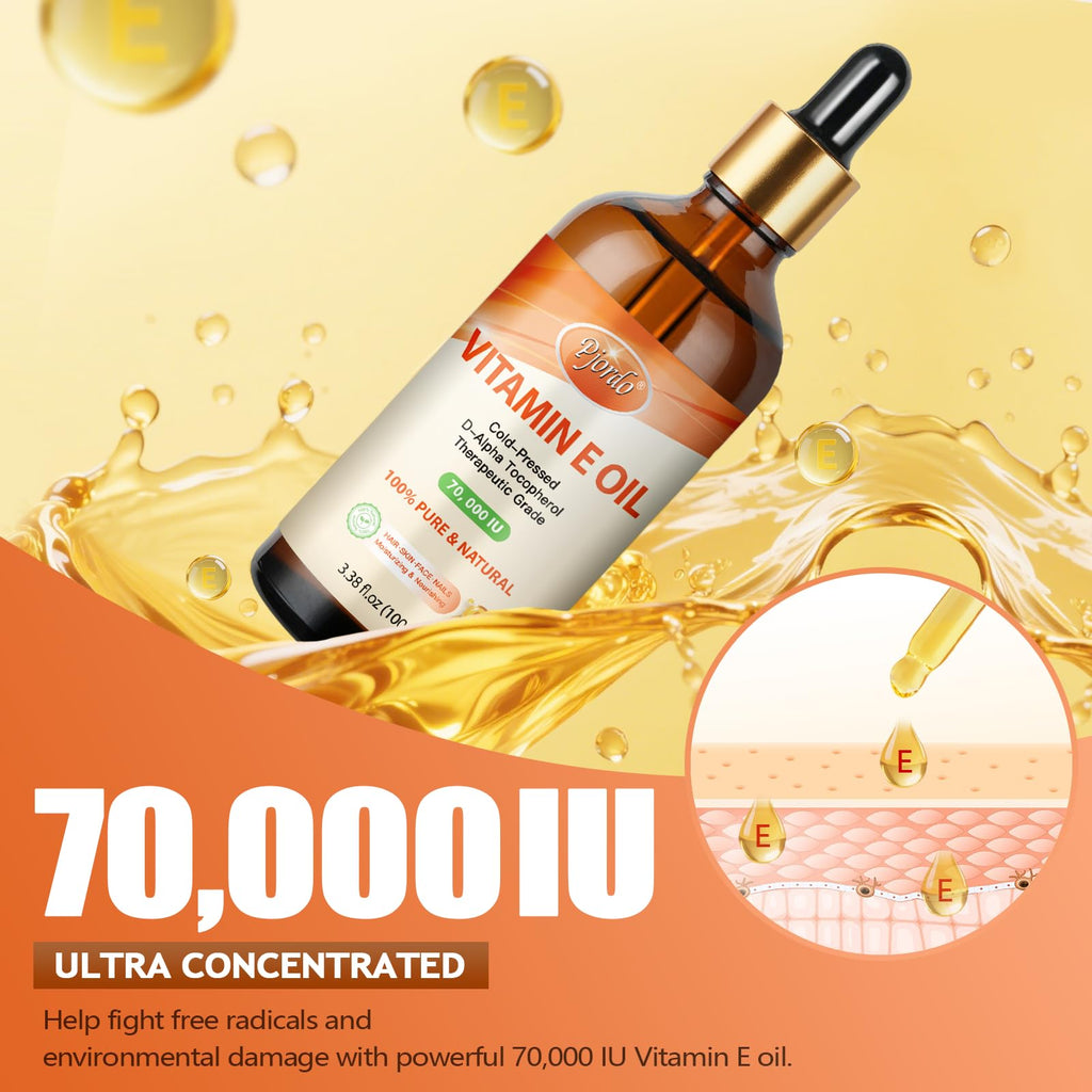 100% pure vitamin E oil