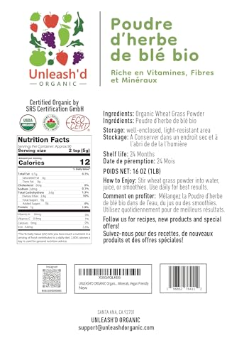 100% pure wheatgrass for smoothies