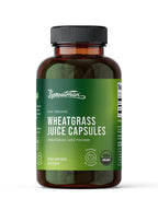 100% pure wheatgrass juice powder capsules