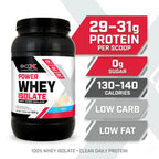 100% pure whey isolate formula