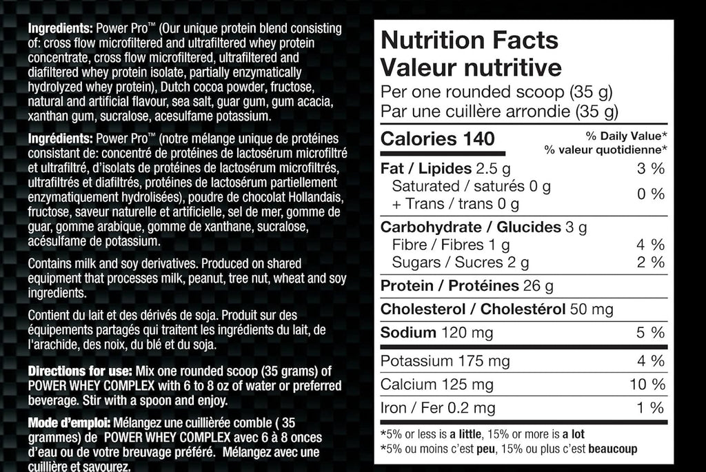 100% pure whey protein powder