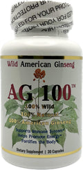 100% pure wild ginseng capsules