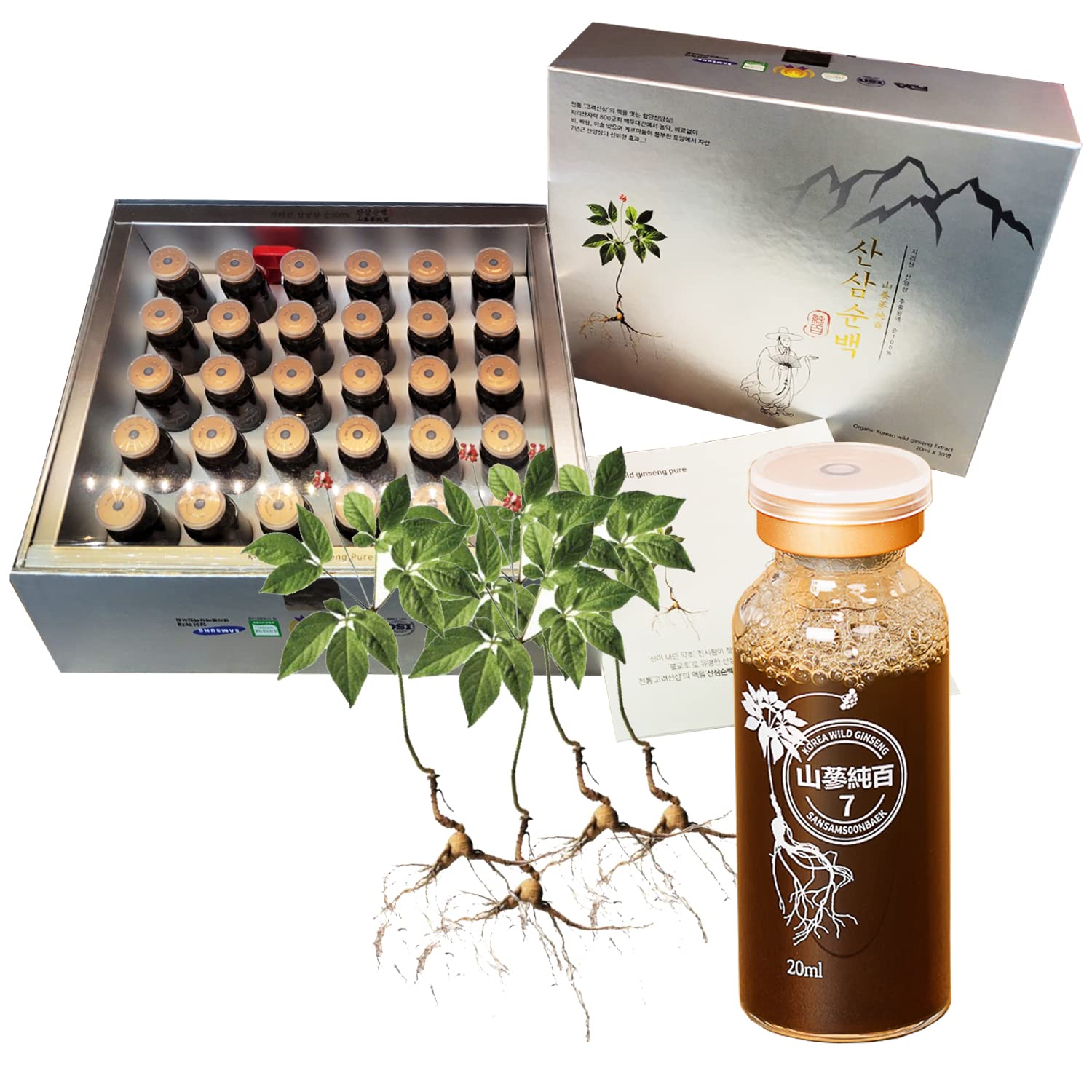 100% pure wild ginseng extract
