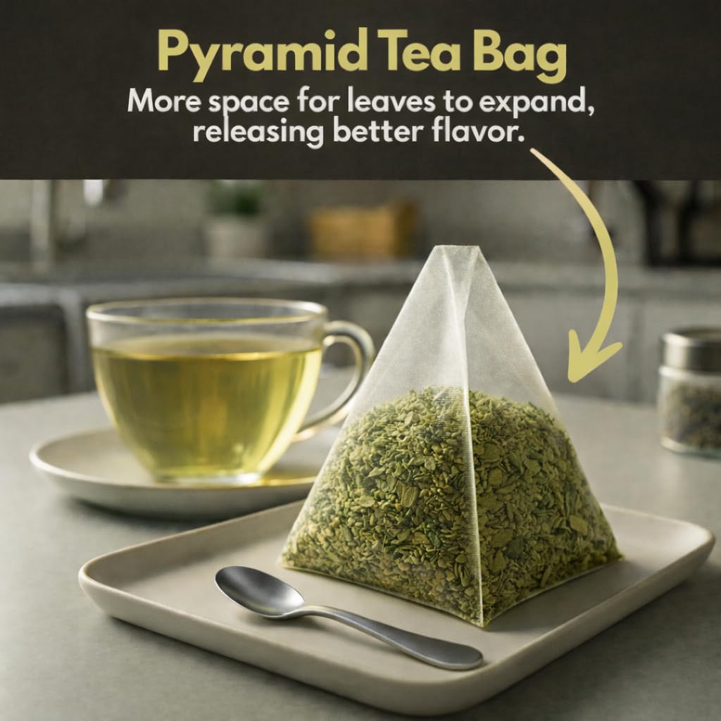 100 pyramid tea bags for wellness