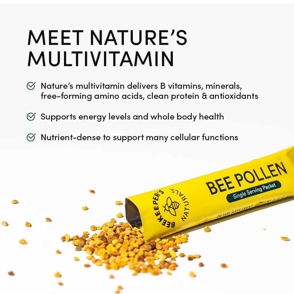 100% Raw Bee Pollen Health Benefits