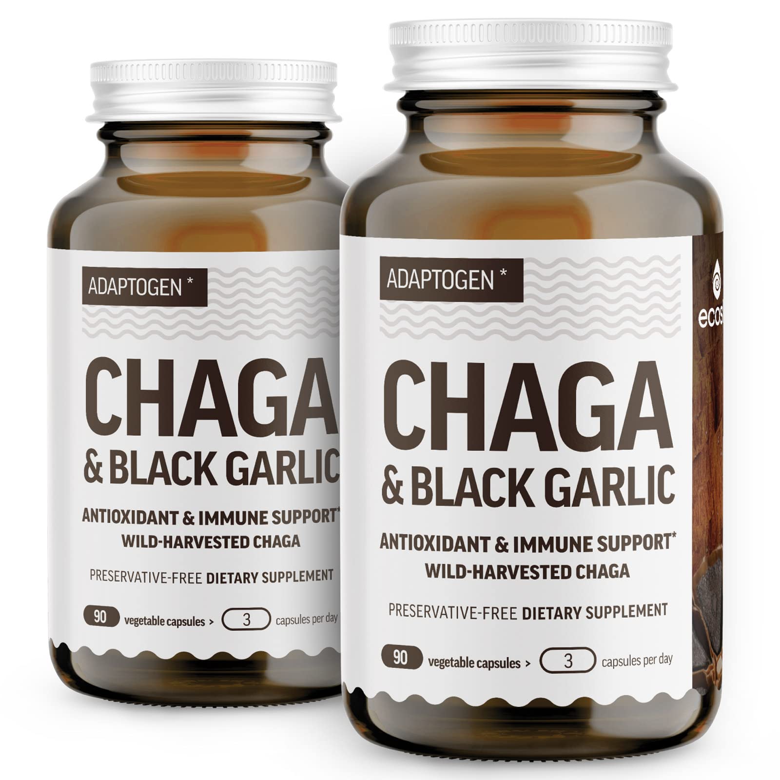 100% real wild chaga capsules