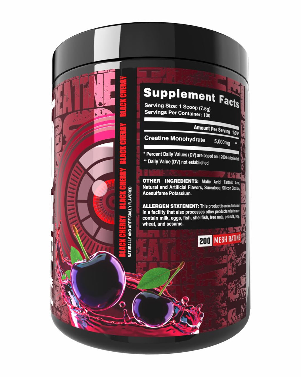 100 servings of creatine powder