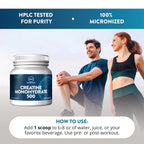 100 servings of creatine supplement