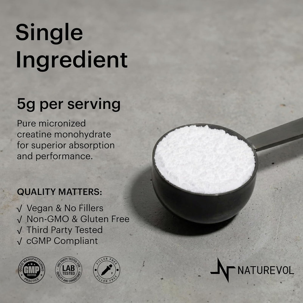 100 servings of creatine supplement