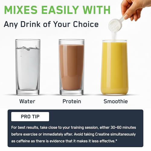 100 servings of creatine supplement