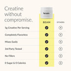 100 servings of creatine supplement