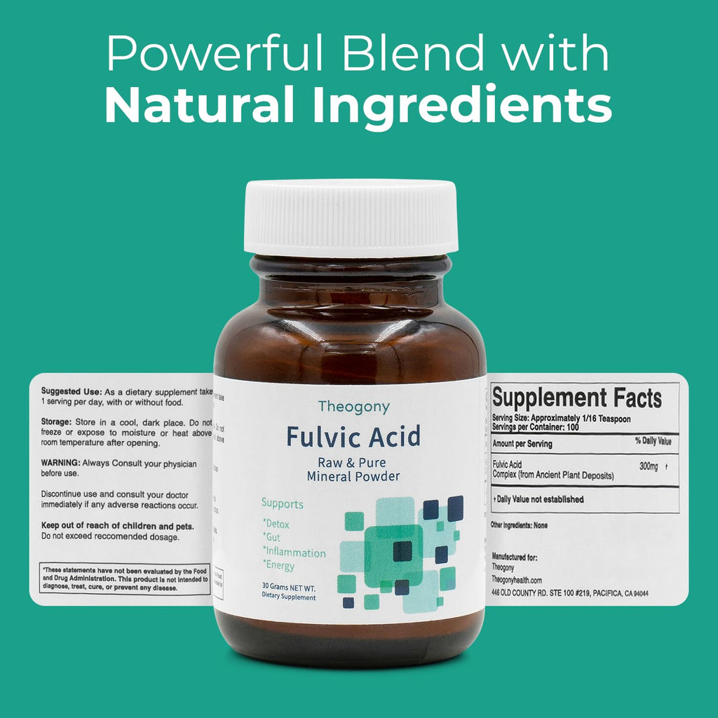 100 servings of fulvic acid powder