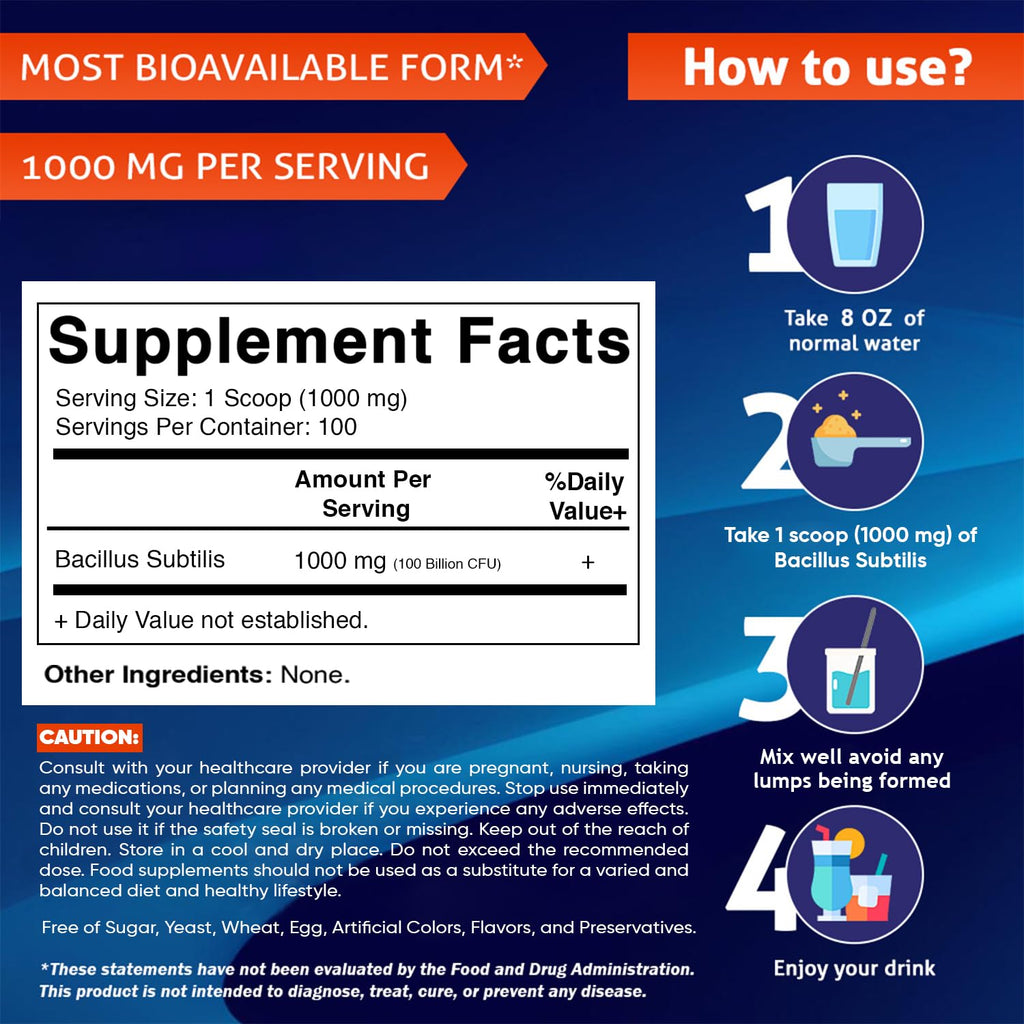 100 servings of gut support