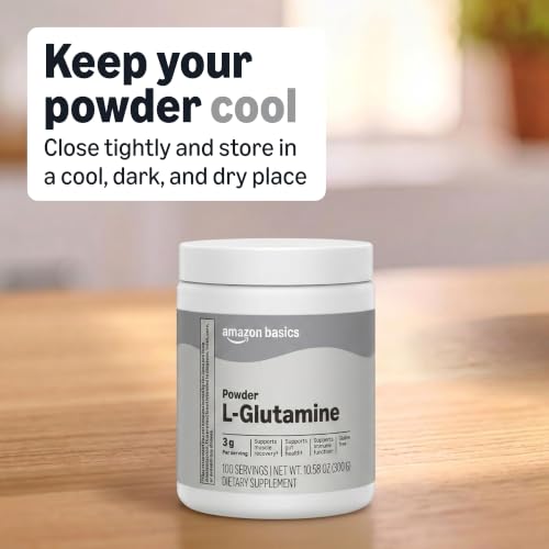 100 servings of l-glutamine supplement