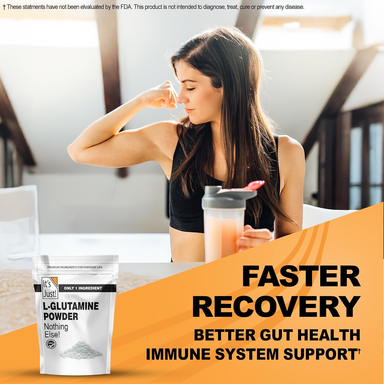 100 servings of l-glutamine