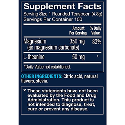100 servings of magnesium relaxation