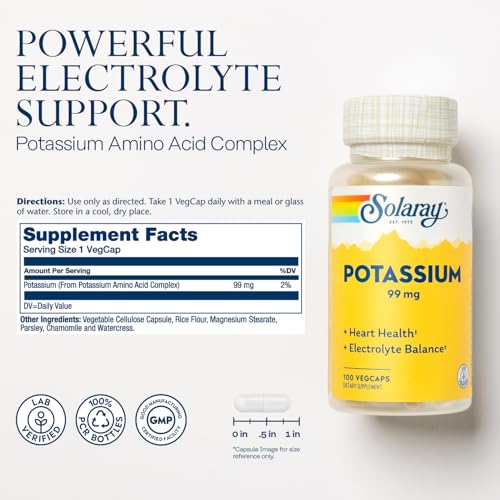 100 servings of potassium for daily use