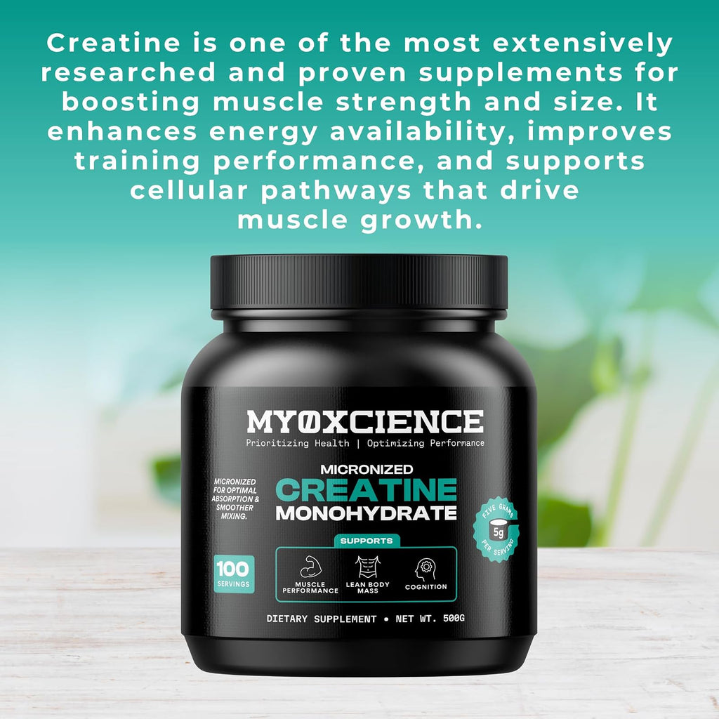 100 servings of pure creatine supplement