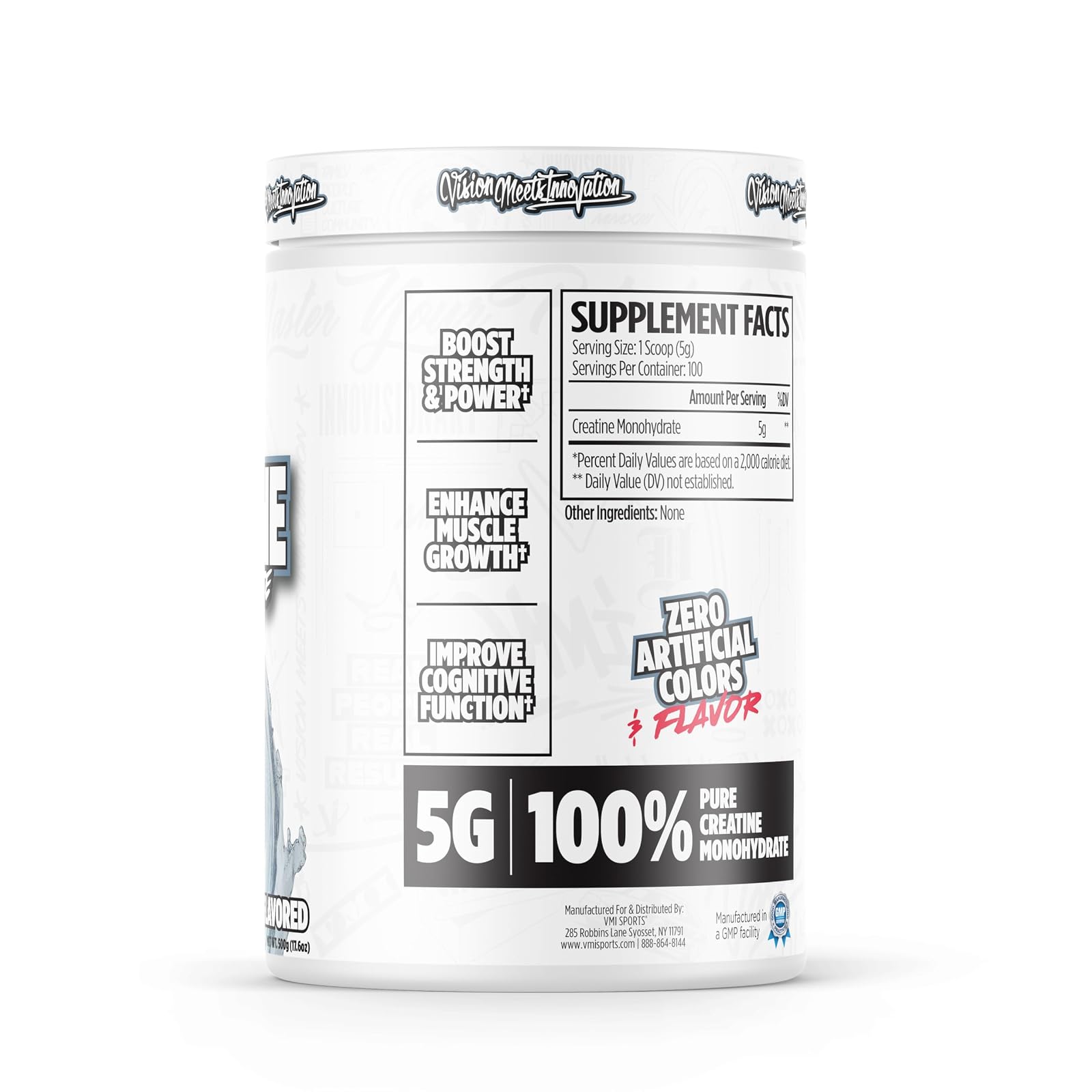 100 servings of pure creatine