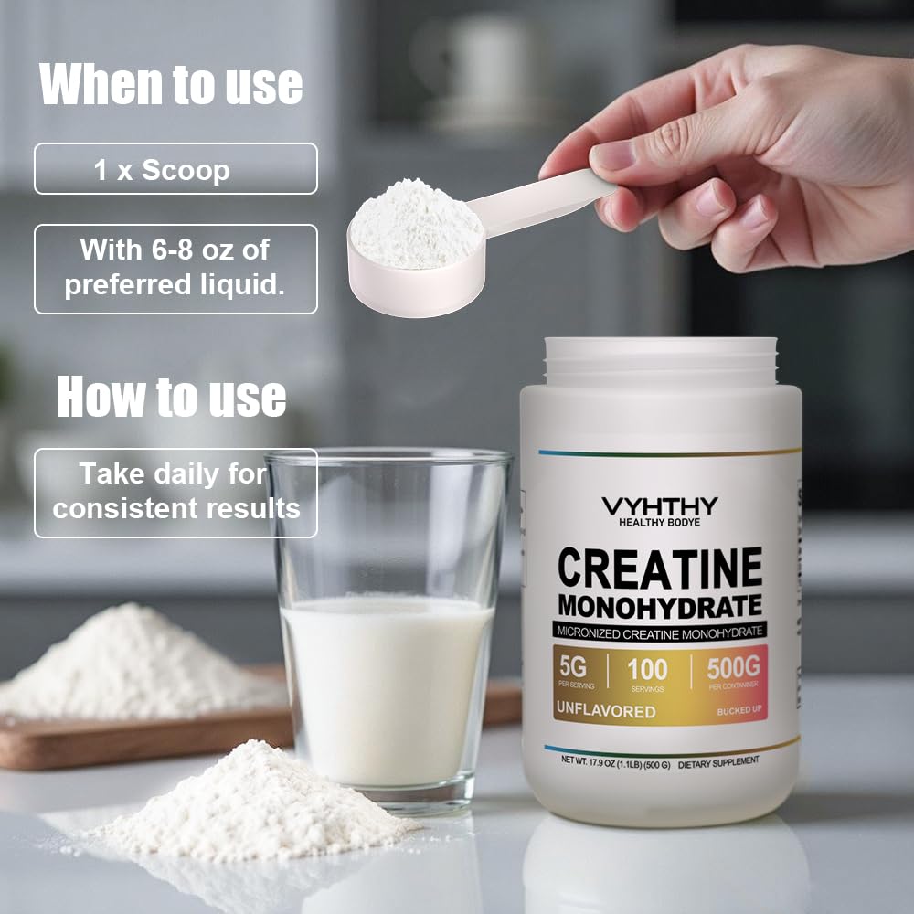 100 servings of pure creatine