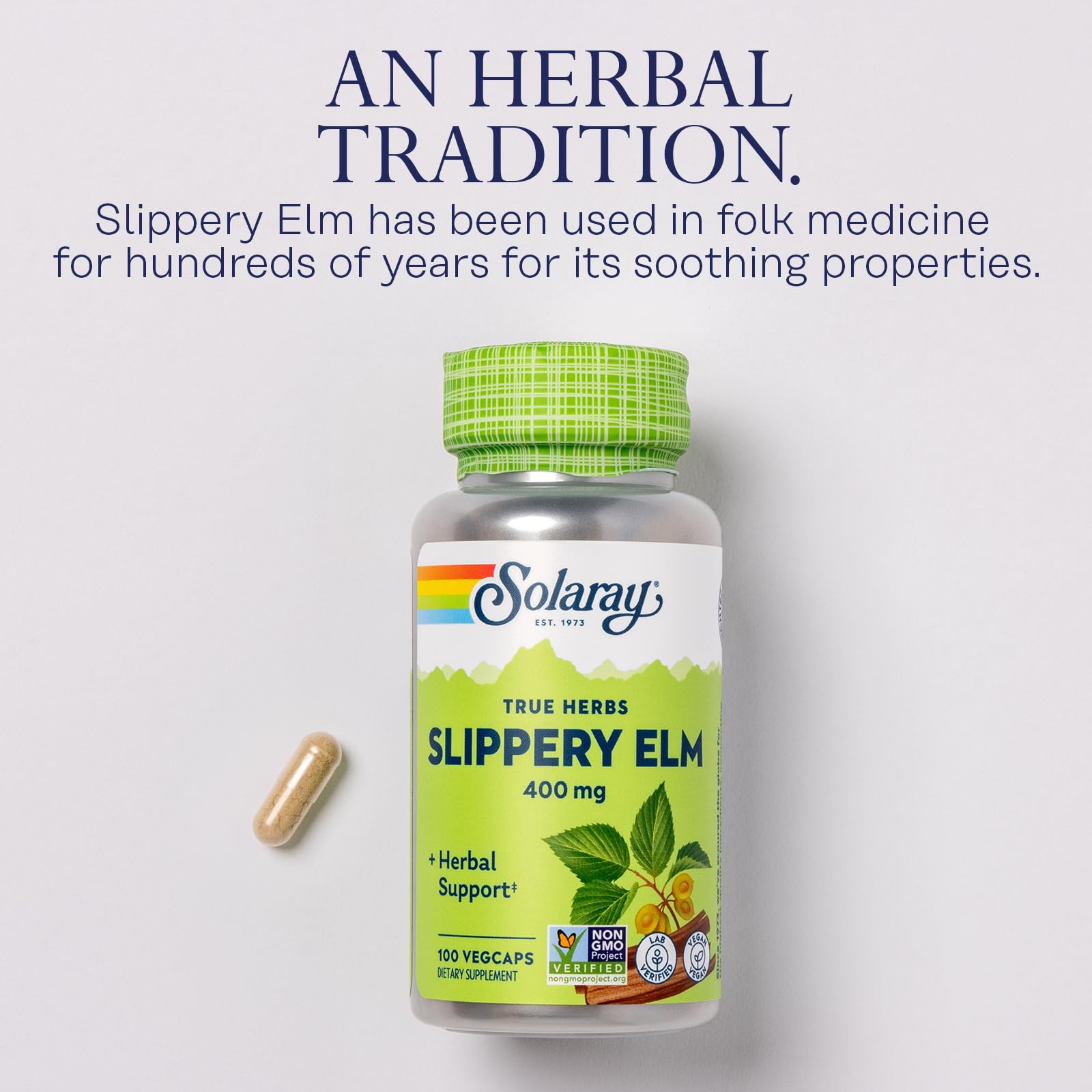 100 servings of slippery elm