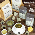 100 servings of soothing herbal tea