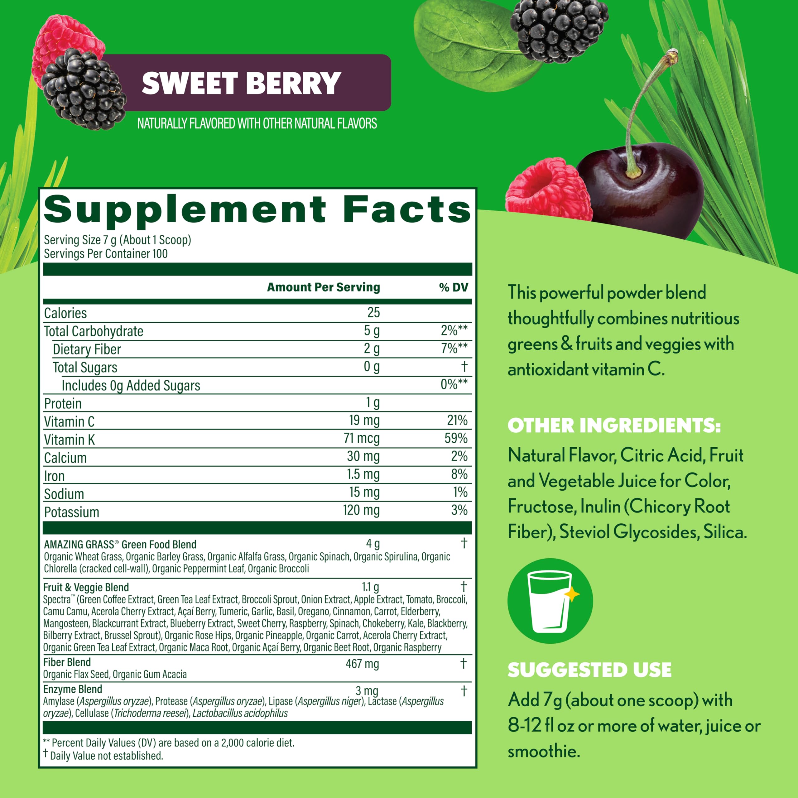 100 servings of spirulina goodness