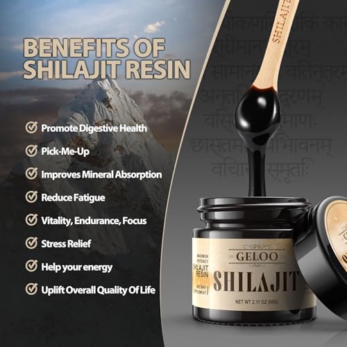 100% Shilajit with trace minerals