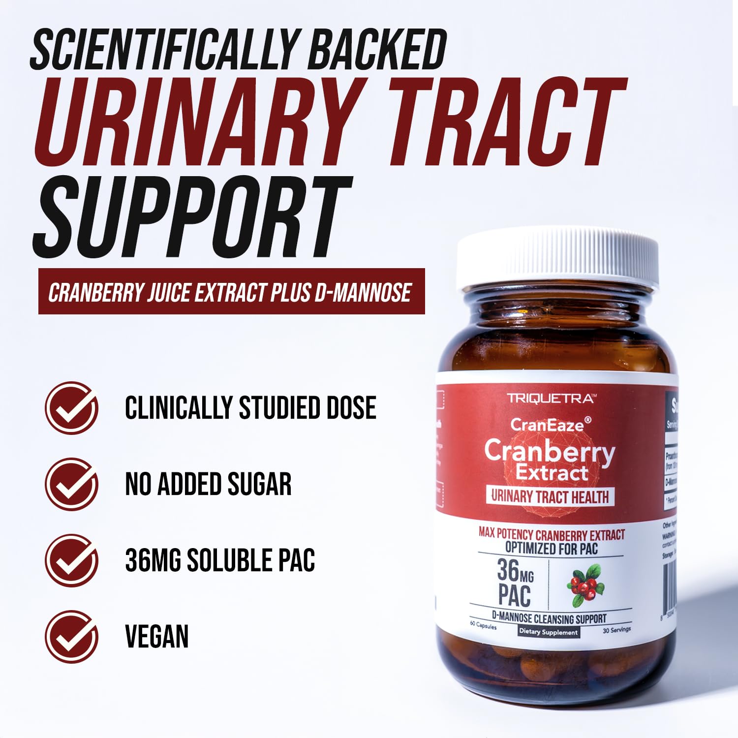 100% soluble cranberry supplement