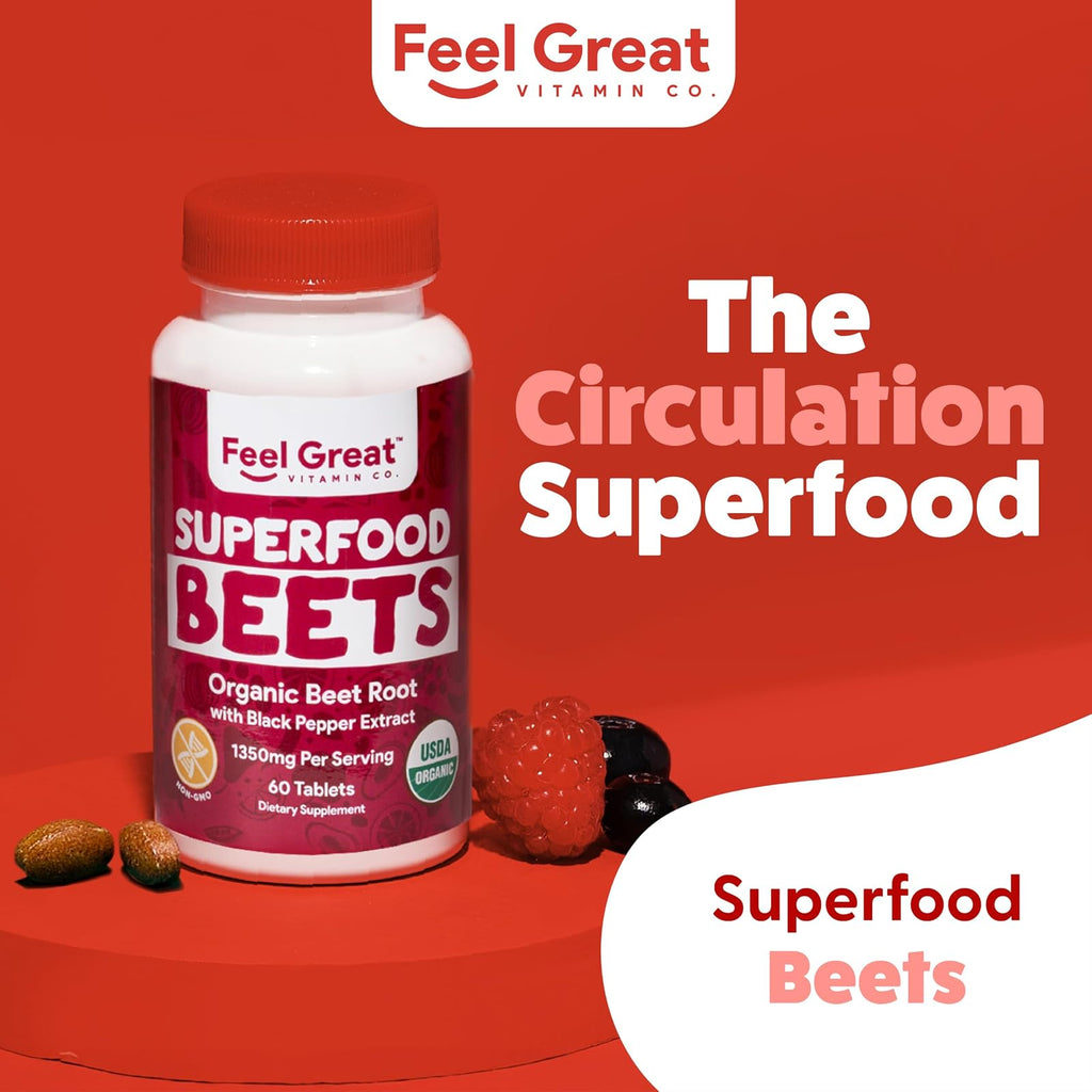 100 tablets of beet root goodness