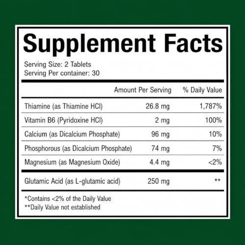 100 tablets of brain health support