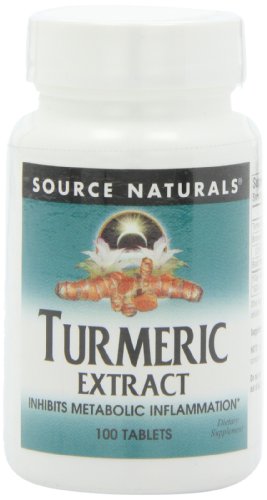 100 tablets of turmeric supplement