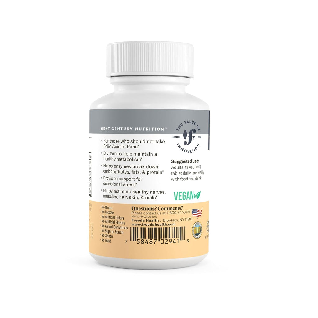 100 tablets of vitamin B complex