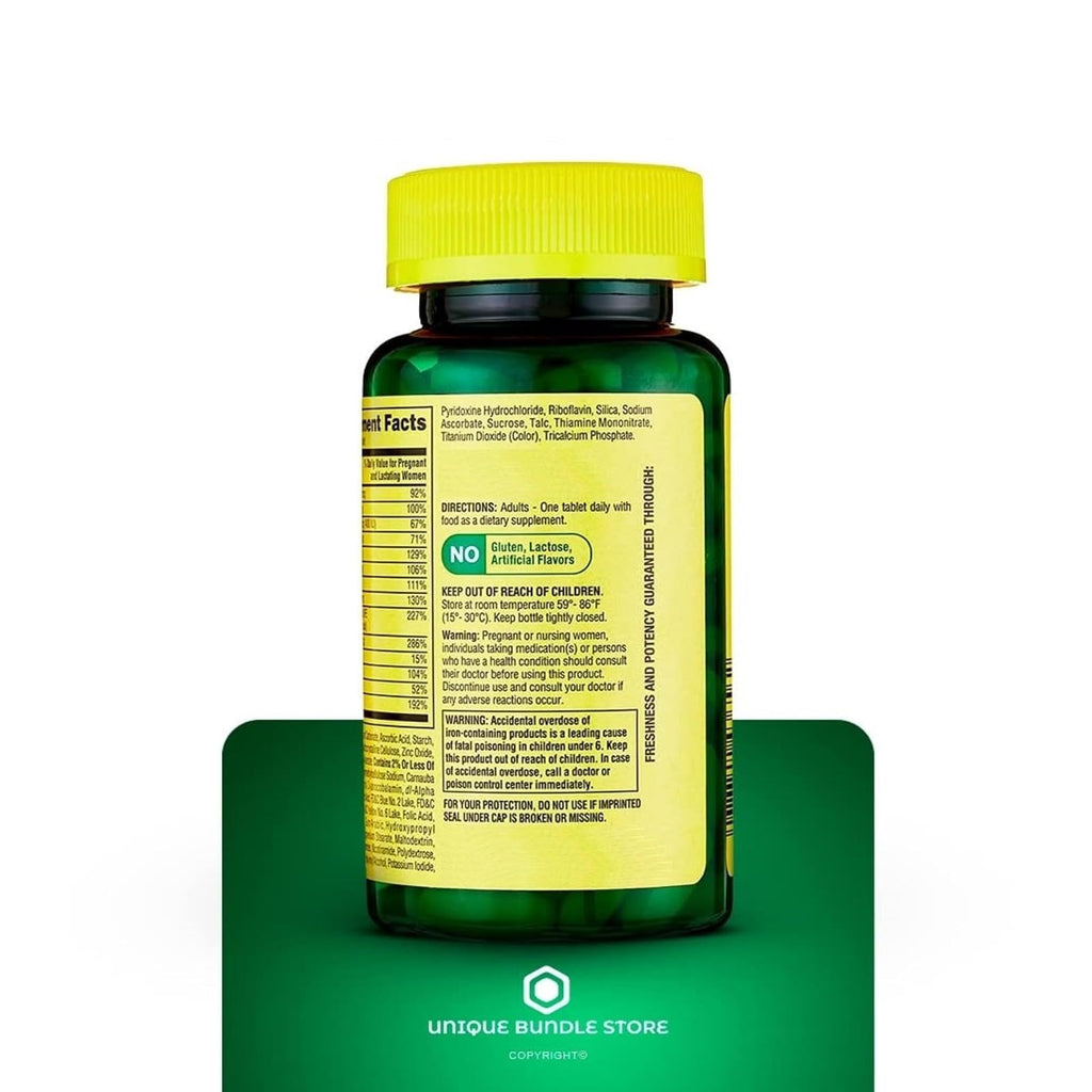 100 tablets prenatal multivitamin supply