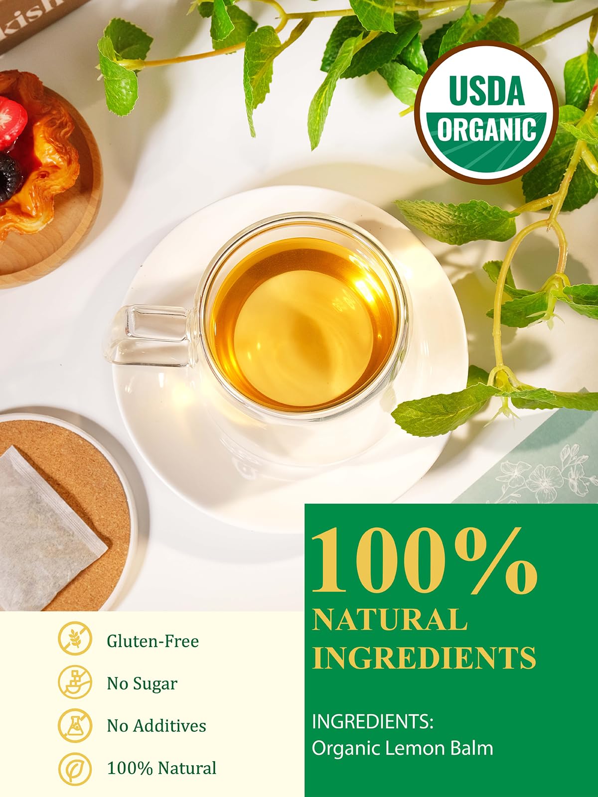 100 tea bags for daily enjoyment