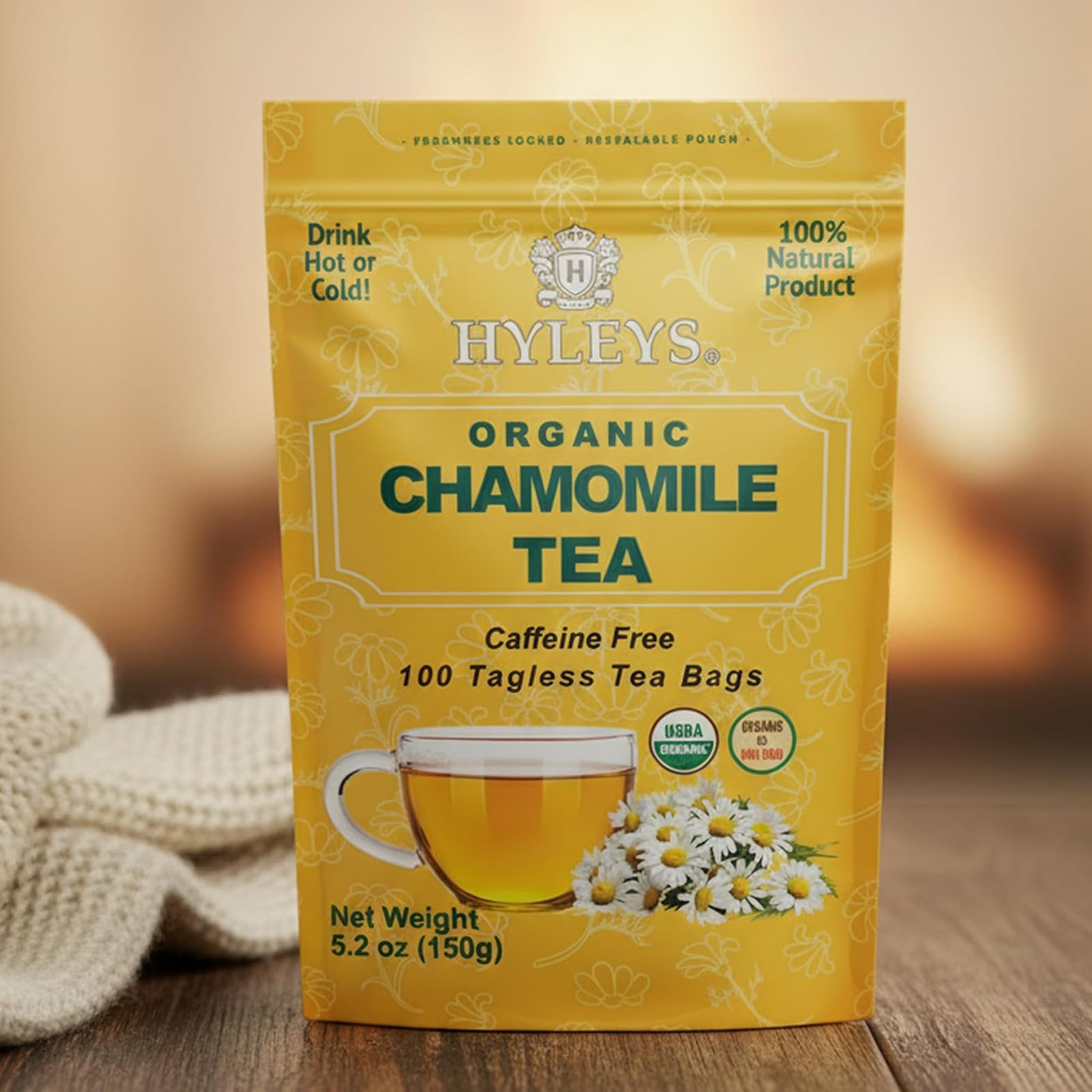 100 tea bags of chamomile