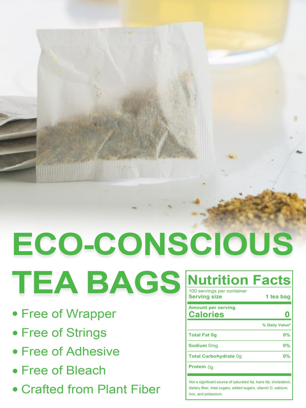 100 tea bags of lemon ginger goodness
