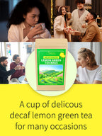 100 tea bags of lemon green tea