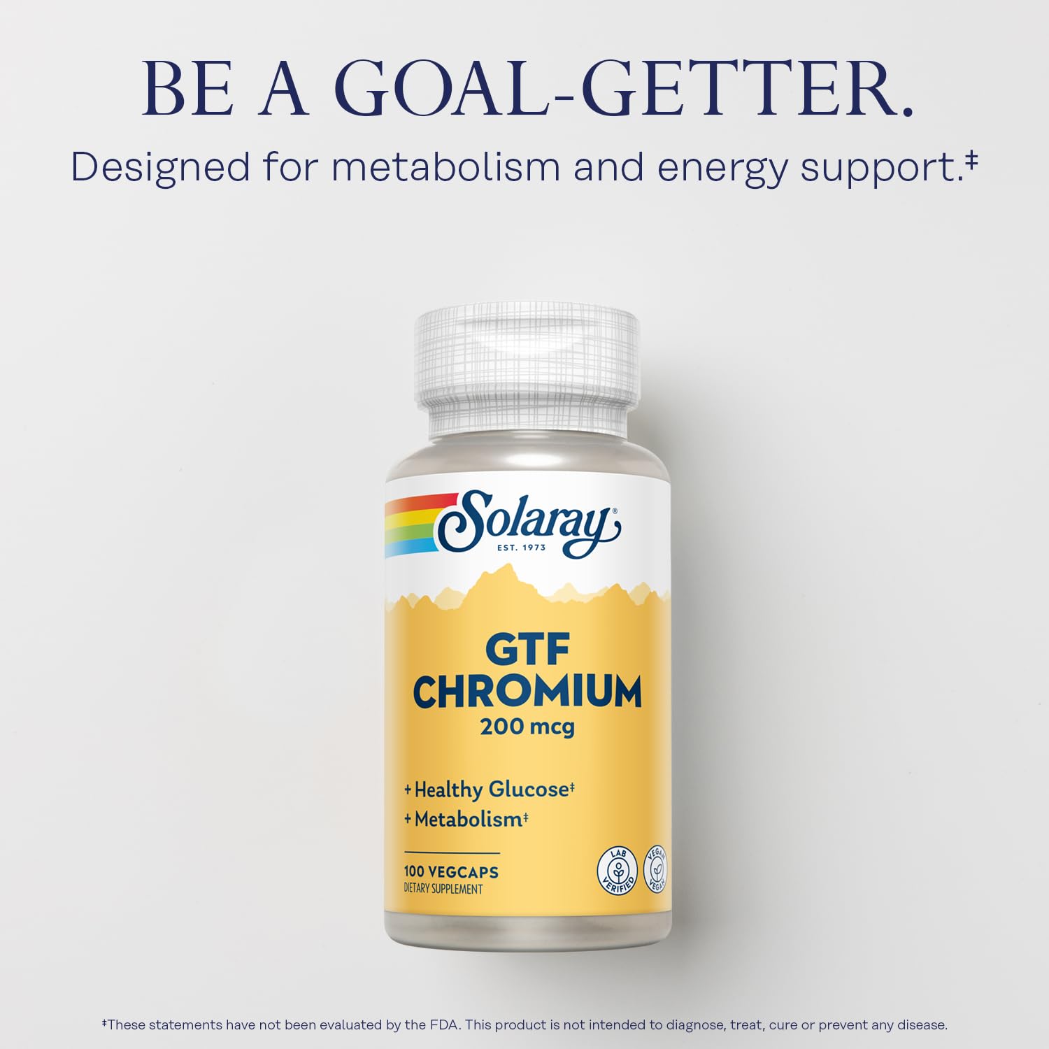 100 vegcaps of chromium supplement