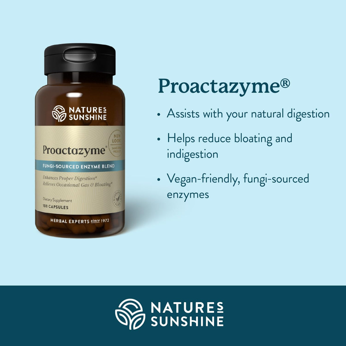 100 Vegcaps of digestive enzymes for wellness