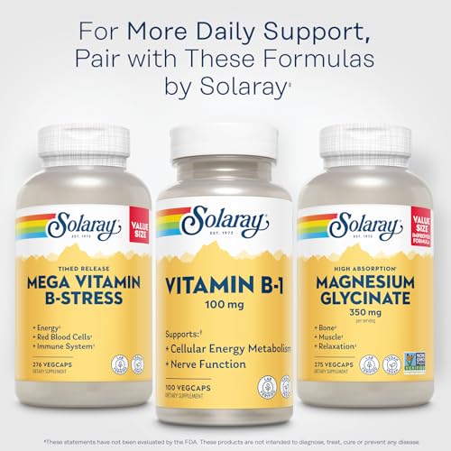 100 VegCaps of Vitamin B-1 supplement