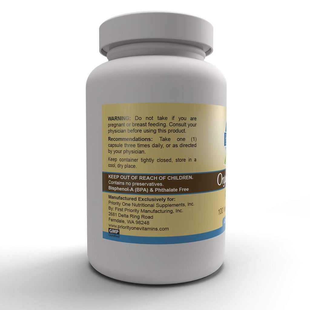 100 veggie caps for convenient supplementation