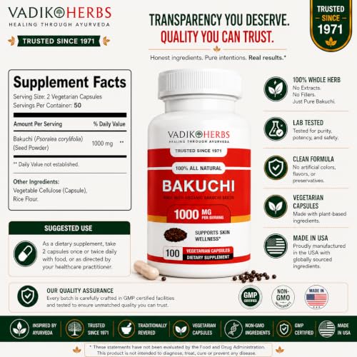 100 vegicaps of Bakuchi
