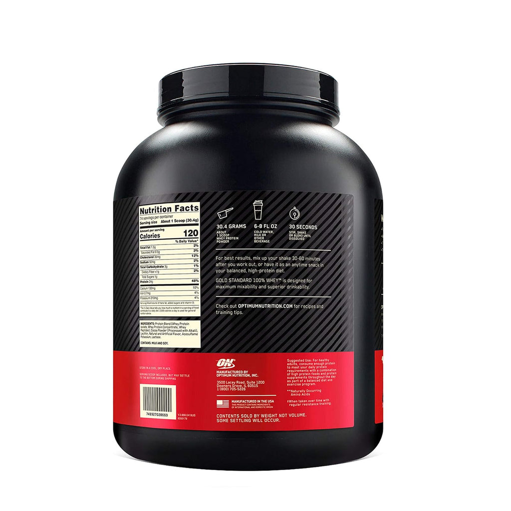 100% Whey Gold protein for muscle recovery